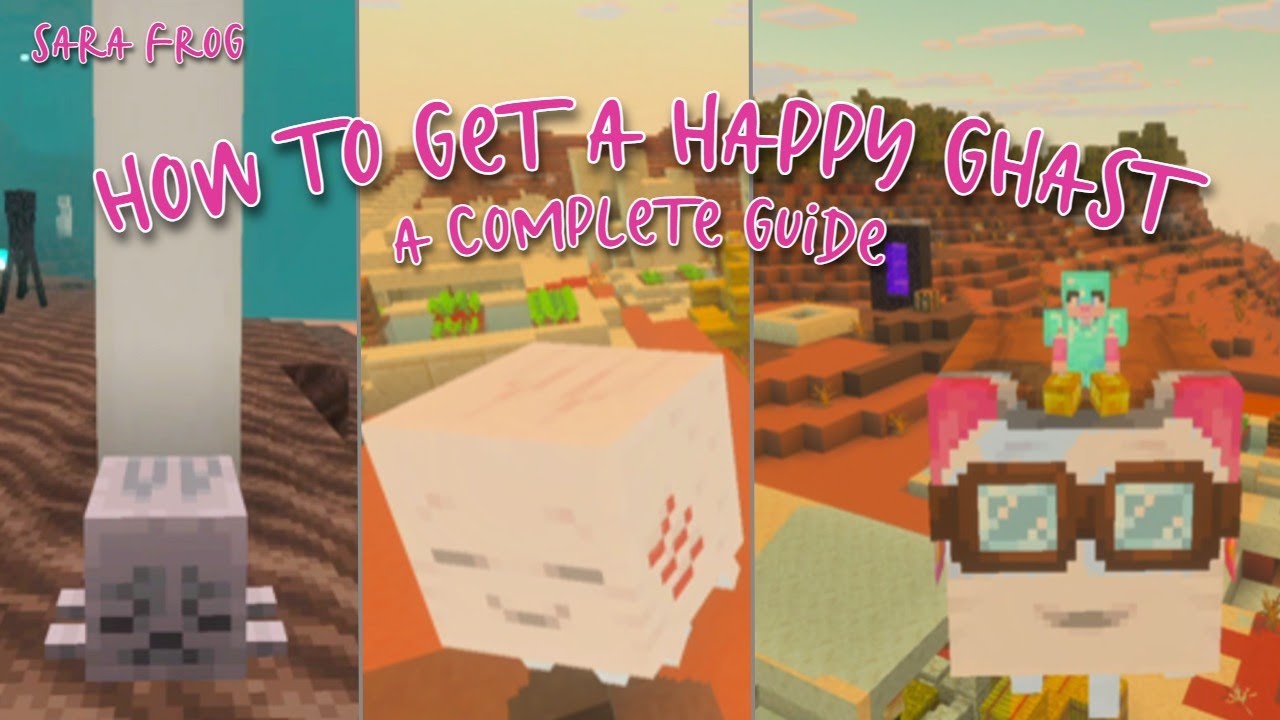 How to get a Happy Ghast in Minecraft-A Complete Guide #happyghast # ...