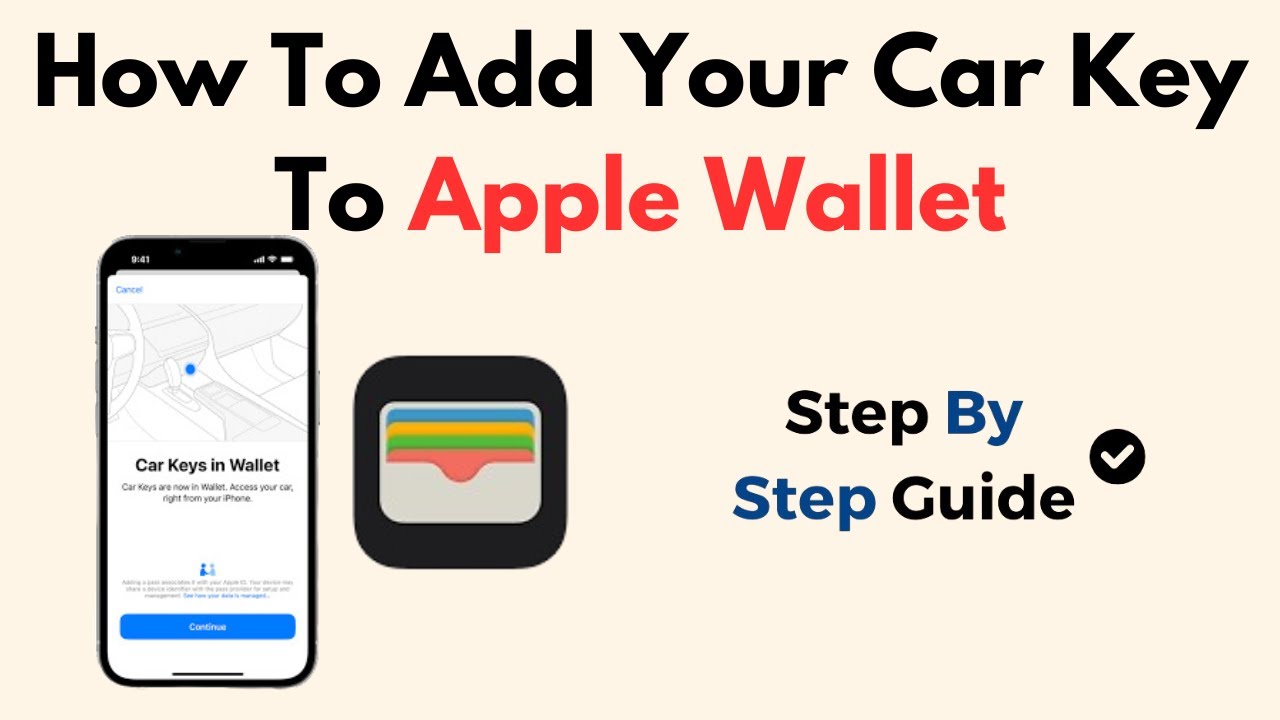 How To Add Your Car Key To Apple Wallet - YouTube
