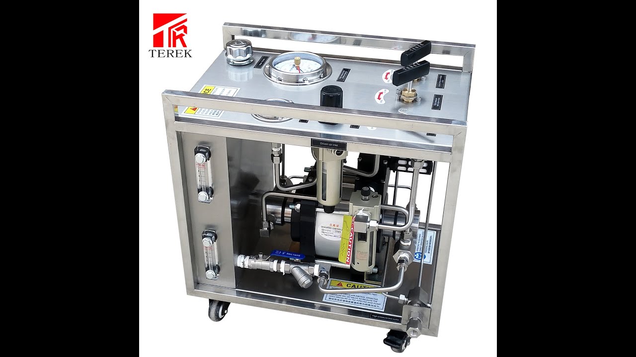 TEREK LU-LDD Series Pneumatic Liquid Booster Pump Hydrostatic Pressure ...