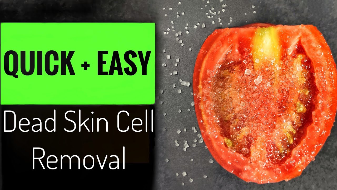 how to make tomato facial scrub for skin exfoliation - YouTube