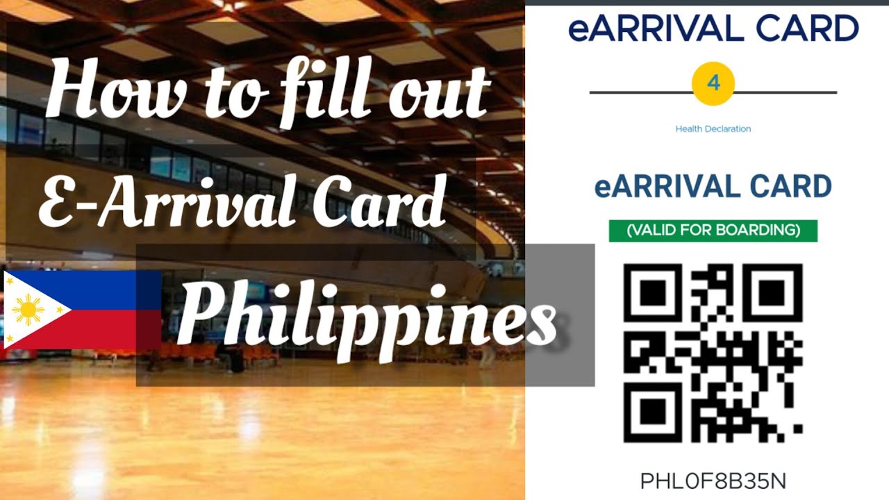 Cara Mengisi e-arrival Card Philippines 2022 | Syarat Masuk Filipina ...