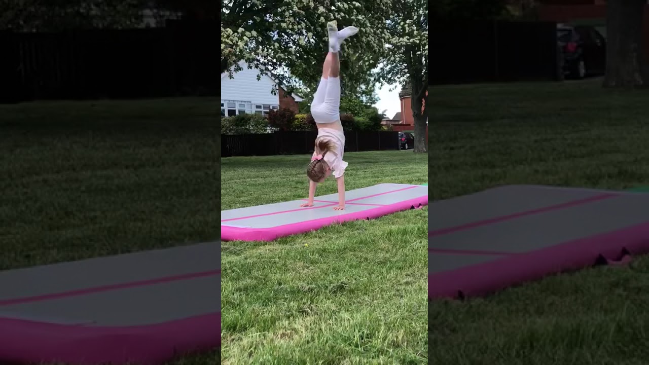 Straddle Lever to Handstand - YouTube
