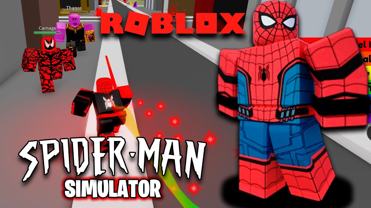SPIDER MAN SIMULATOR SUPER JUEGOS NOS DIVERTIMOS MUCHO #spidermanroblox ...