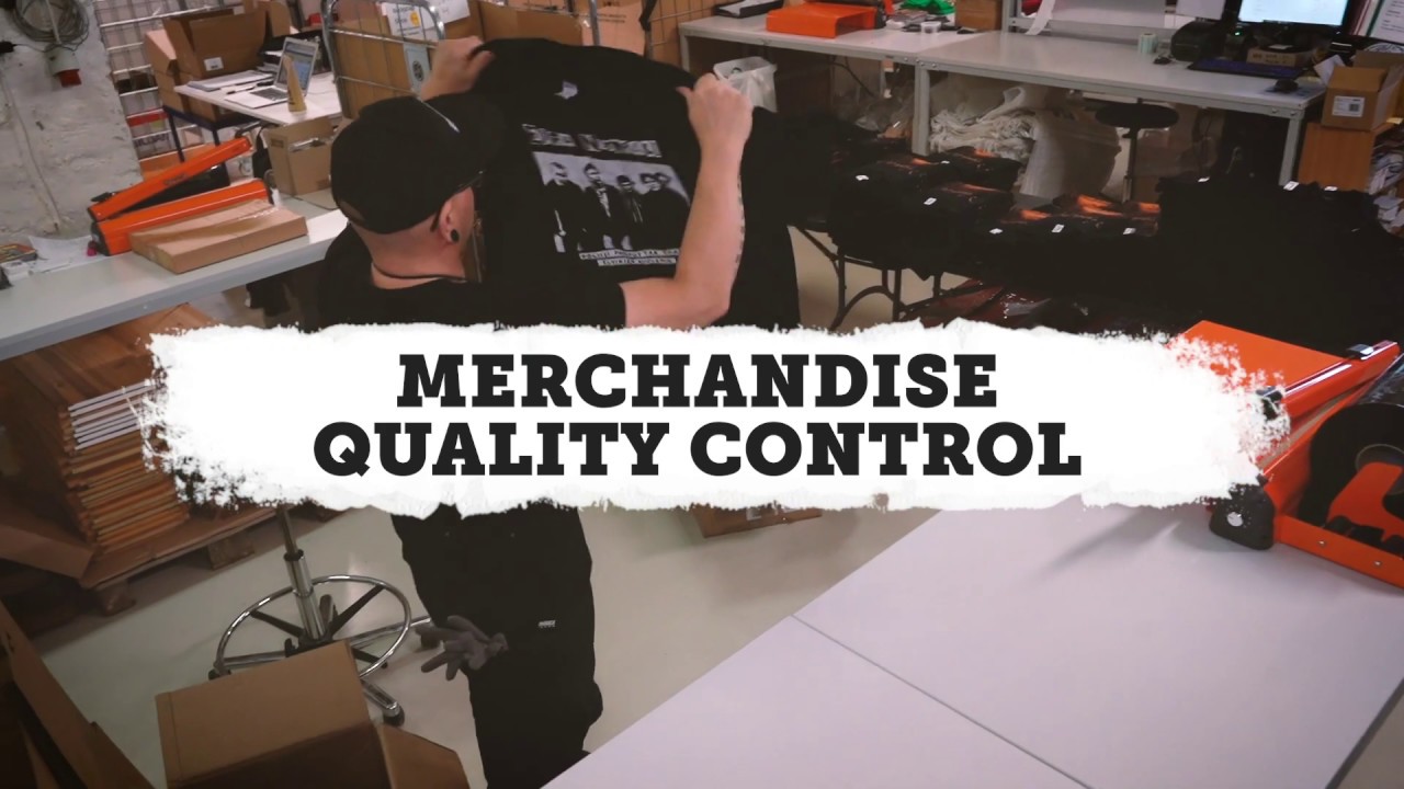 Backstage Rock Shop - Merchandise Quality Control - YouTube