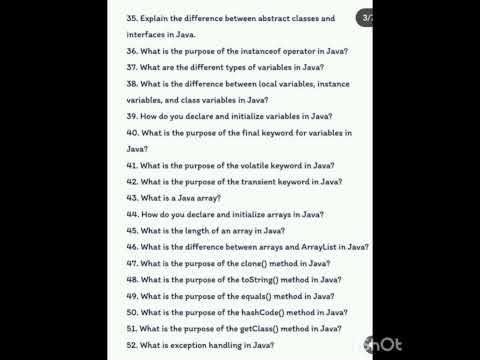 Java interview preparation #software #education #java#questions # ...