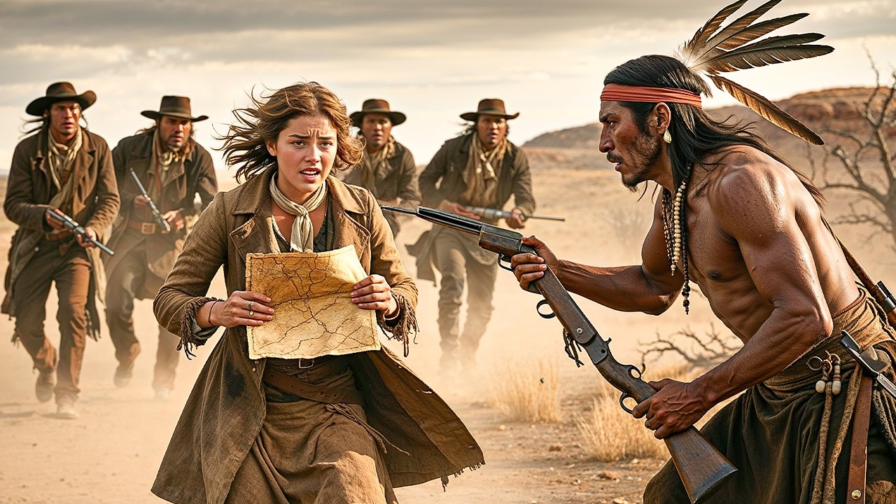 A Young Frontier Woman With a Hidden Gold Map is Hunted by Bandits ...