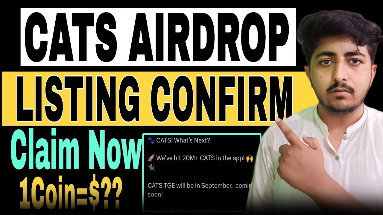 Cats Airdrop Listing Date Confirm 🔥 || Cats Telegram Airdrop | Cats ...