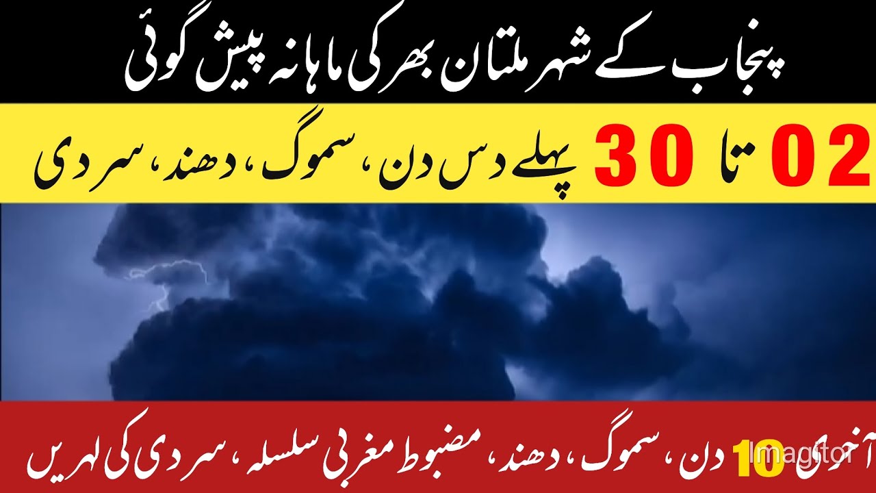 Today weather update | weather update Punjab | Multan Weather Forecast ...