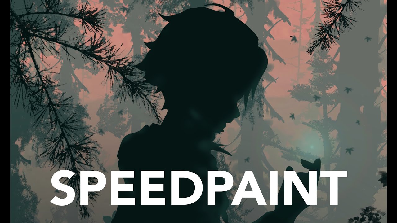 Xiao Silhouette Genshin Impact Speedpaint 【Procreate Timelapse】 - YouTube