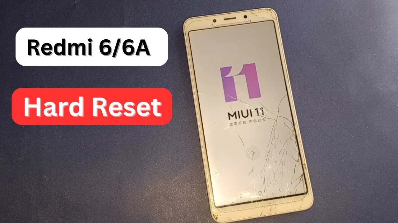 Xiaomi Redmi 6/6A Hard Reset | Pattern Unlock |Factory Reset | No Need ...