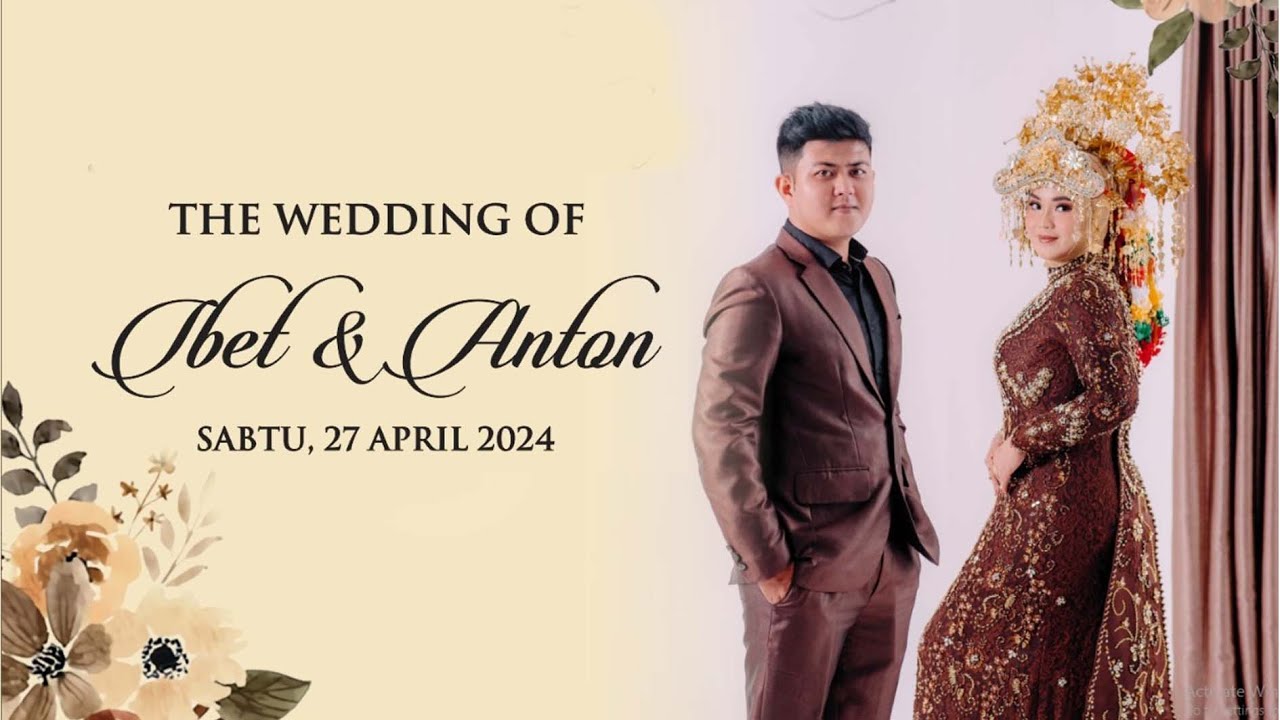 The Wedding of Zubaidah, S.Ak & Anton Saputra, S.M. - YouTube
