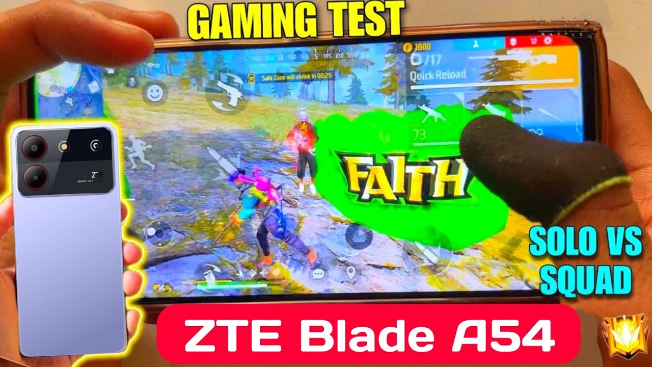 ZTE Blade A54 Free Fire Test | ZTE Blade A54 Gaming Test | ZTE Blade ...