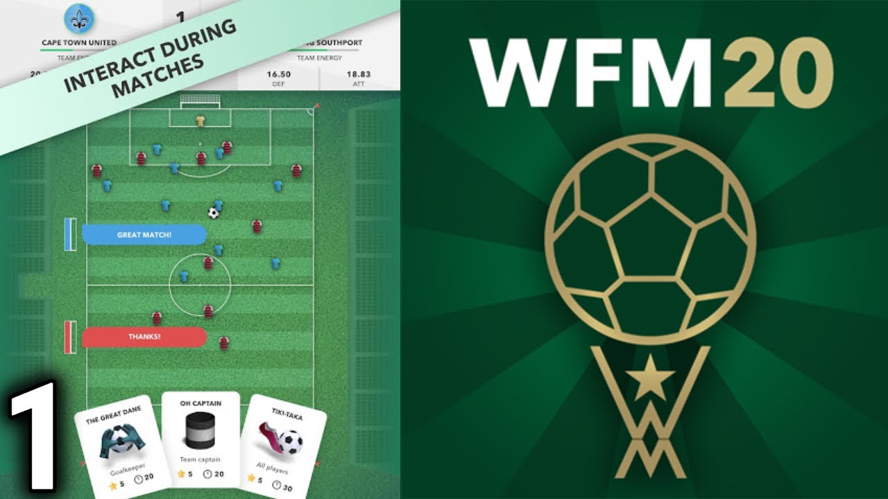 World Football Manager Gameplay / Walkthrough Part 1 - IOS & Android ...