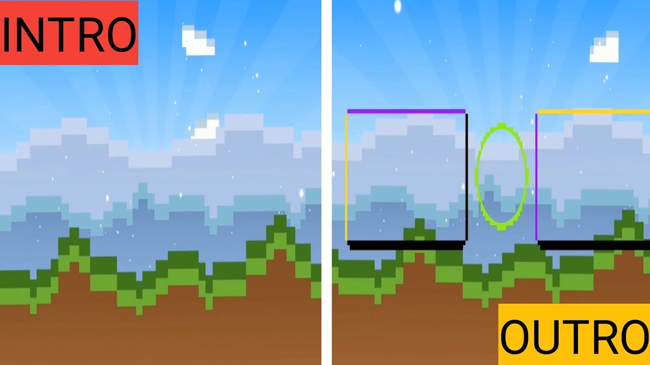 Minecraft Intro Template | Minecraft Outro Template | No Text + Free ...