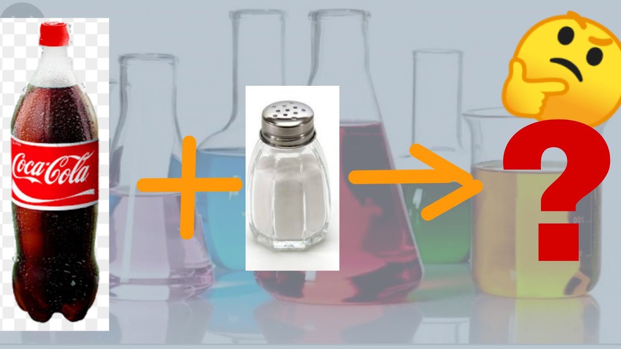 How and Why Coca cola reacts with salt? - YouTube