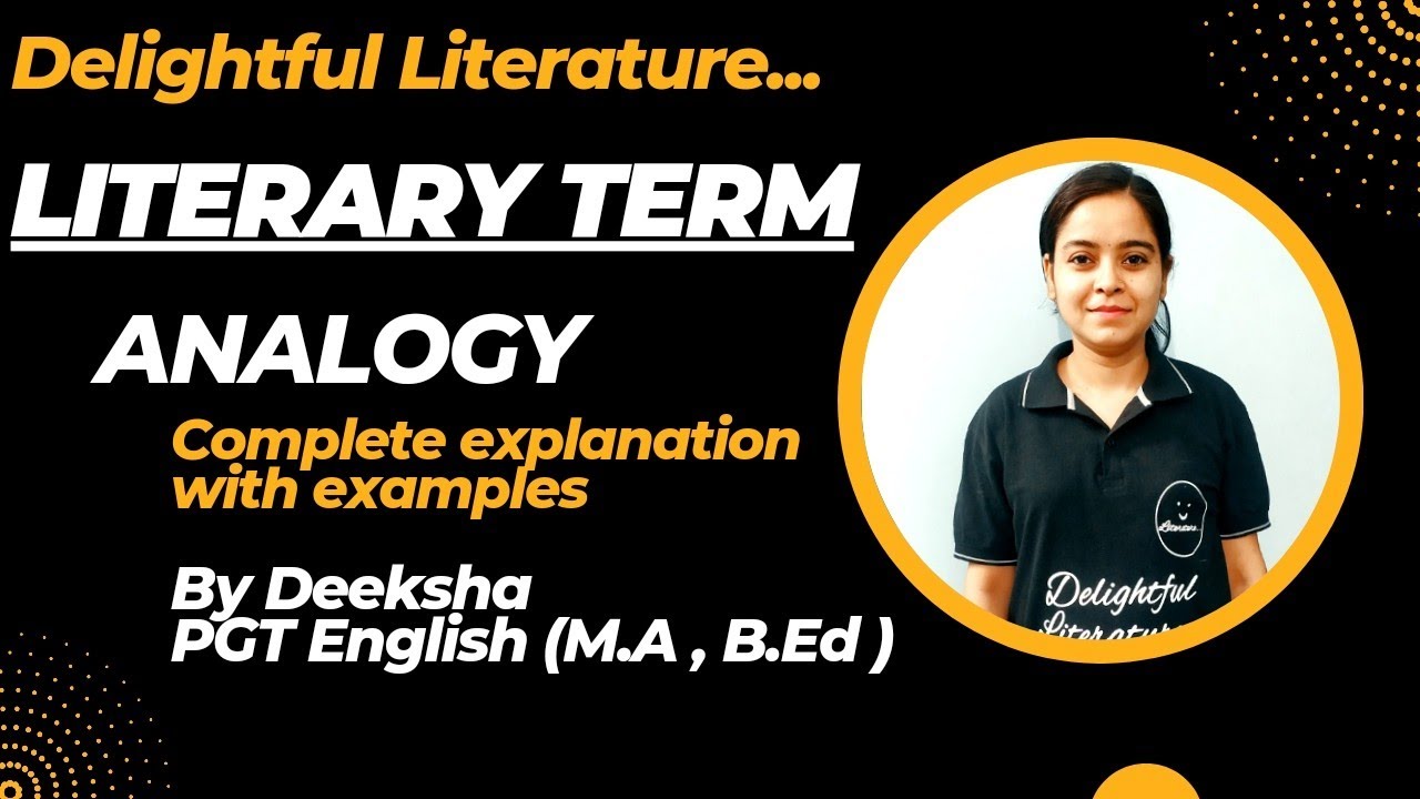 English Literature, Literary Term, Analogy - YouTube