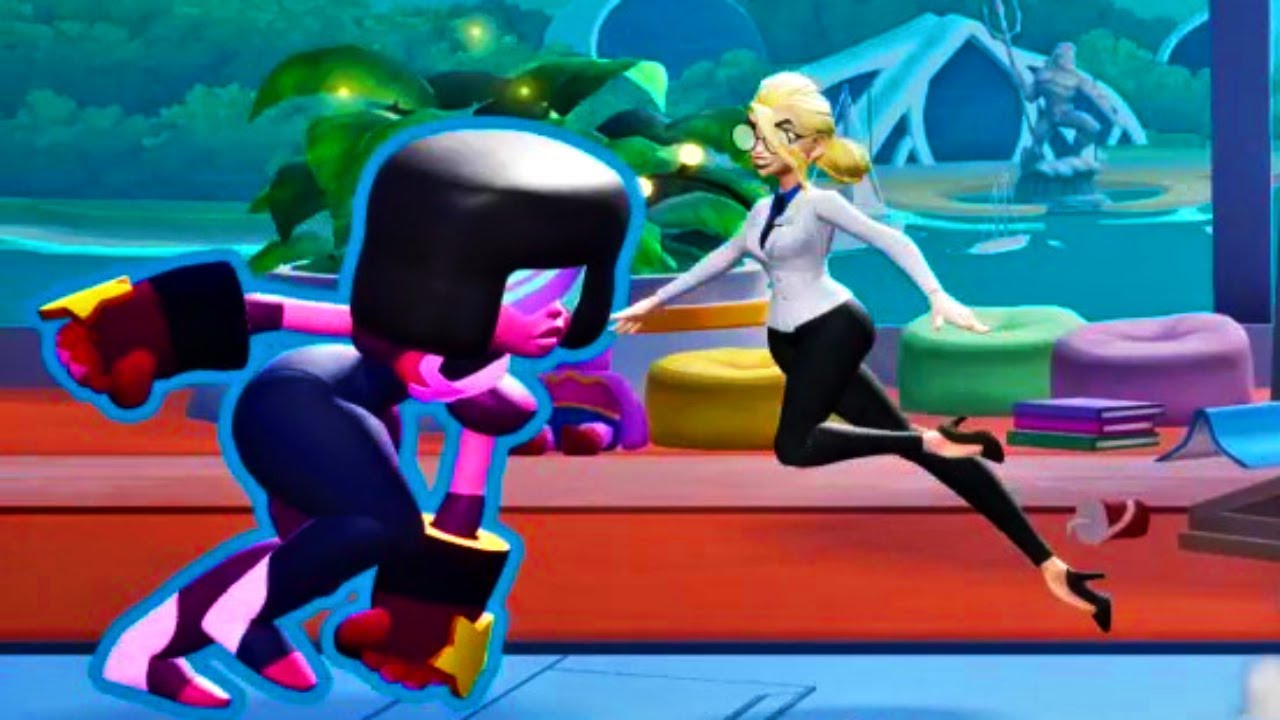 MultiVersus - Dr. Quinzel and Garnet Unique Interactions HD - YouTube