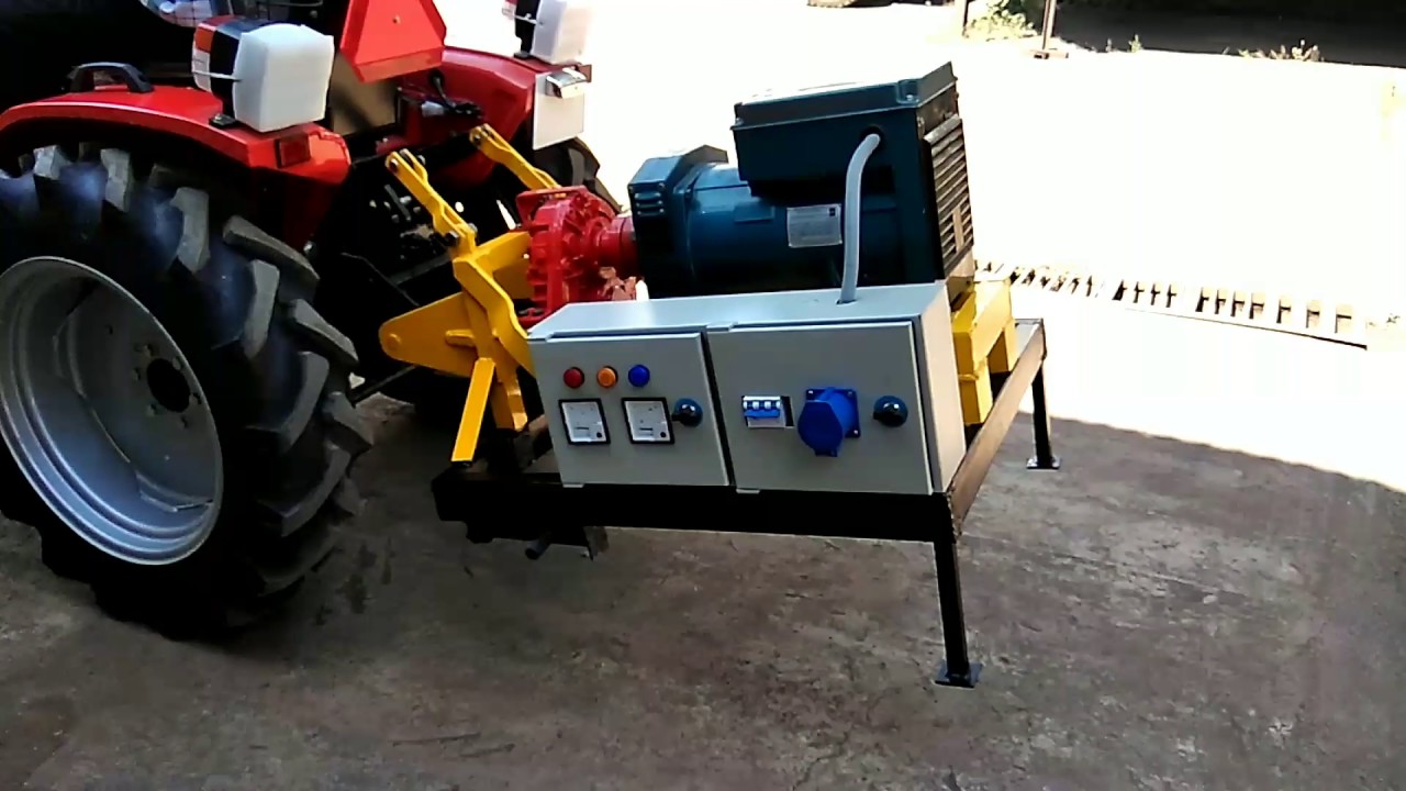 VST Shakti Mini Tractor with Alternator (Generator) - YouTube