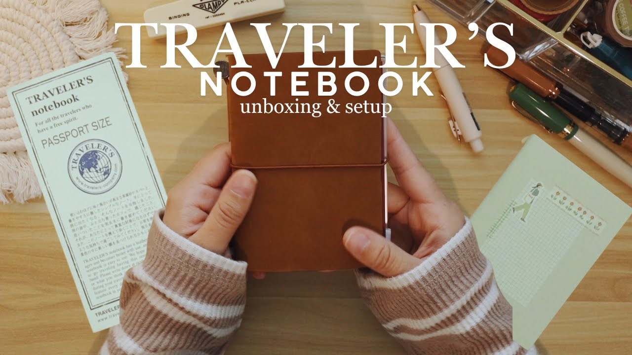 Passport Traveler's Notebook unboxing & setup! - YouTube