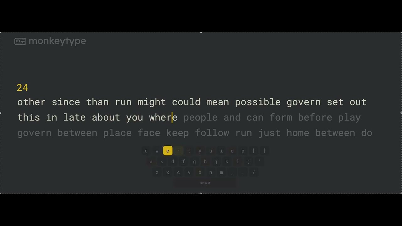 Typing Speed Practice 3- 70 WPM - YouTube