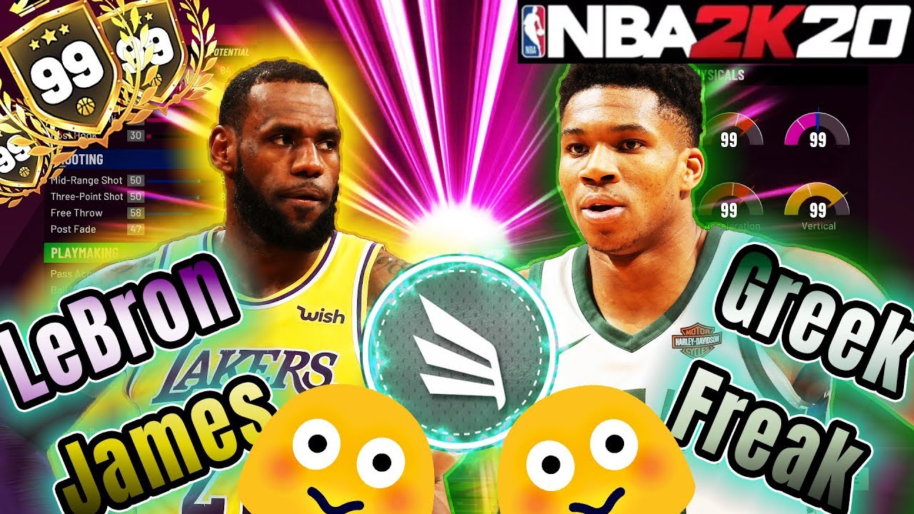 How to make a LeBron and Giannis build in NBA 2K20 - YouTube