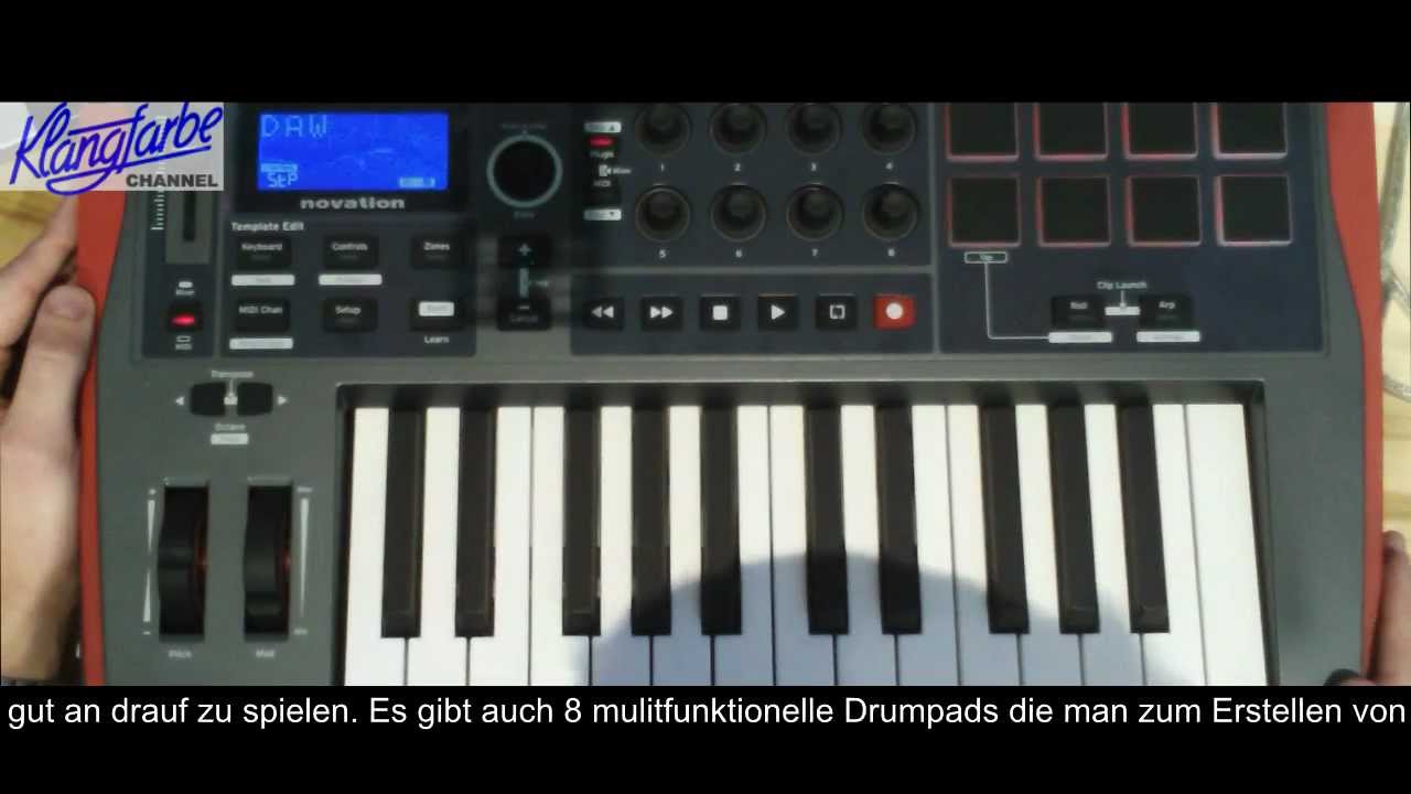 IMPULSE von Novation - präsentiert von Adrian Hogg in der KLANGFARBE in ...