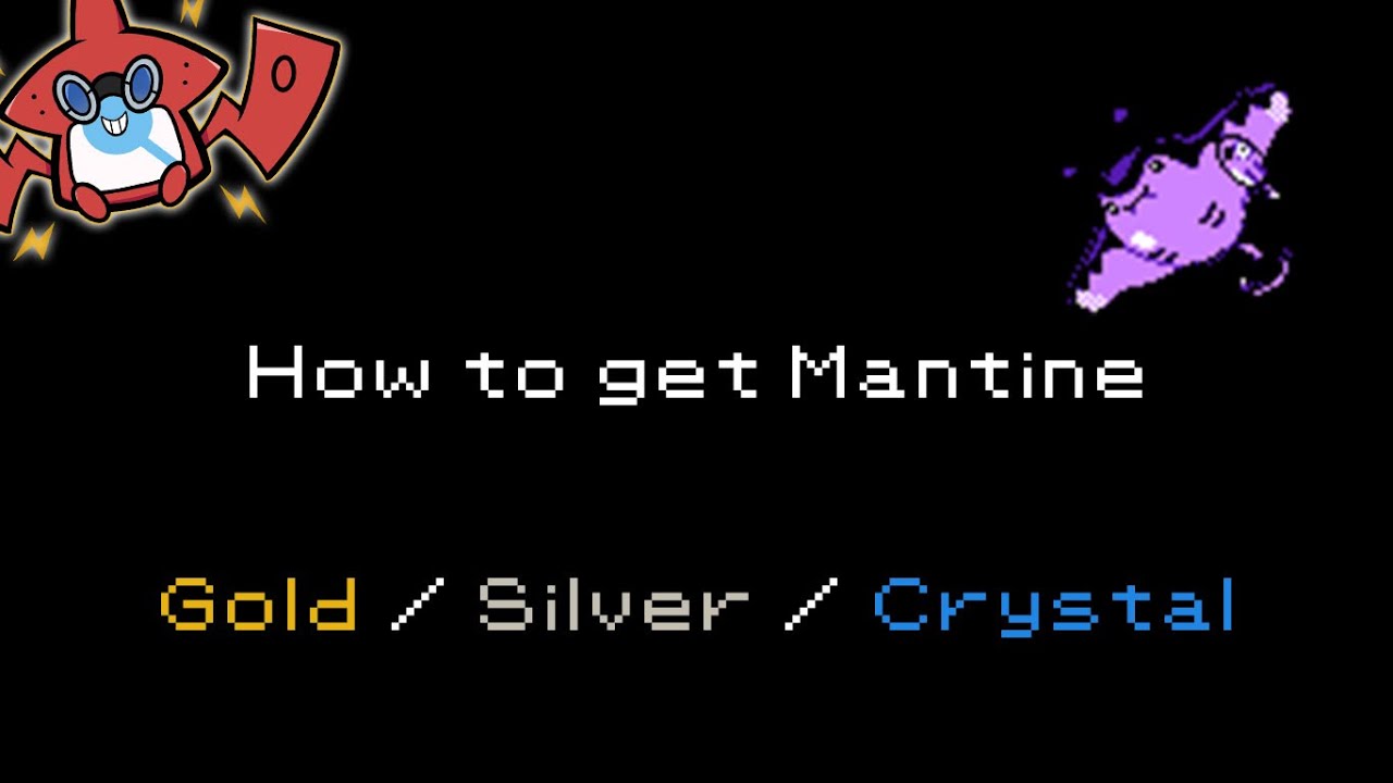 How to get Mantine in Pokemon Gold/Silver/Crystal [#226] - YouTube