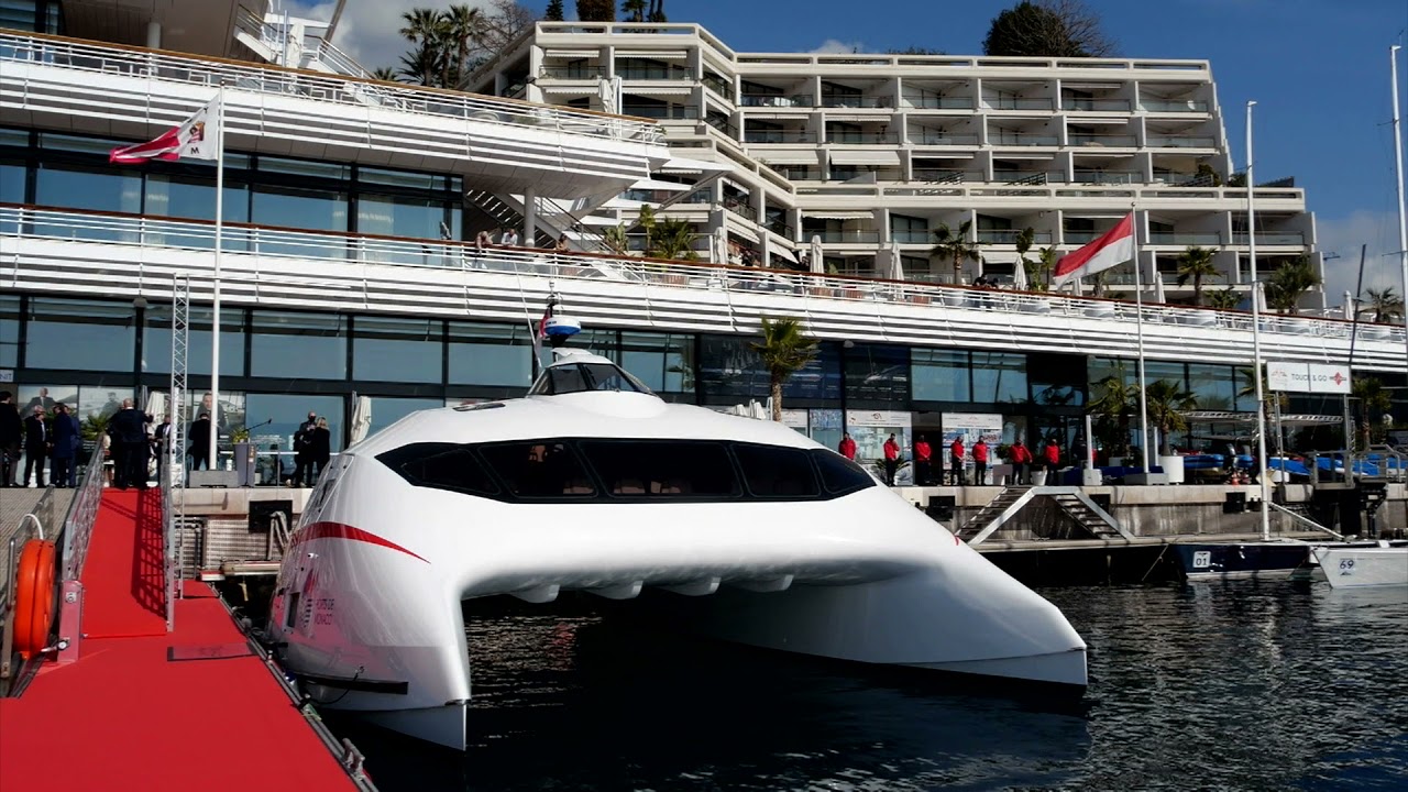 MONACO ONE brand-new power catamaran to travel between Monaco Ports and ...