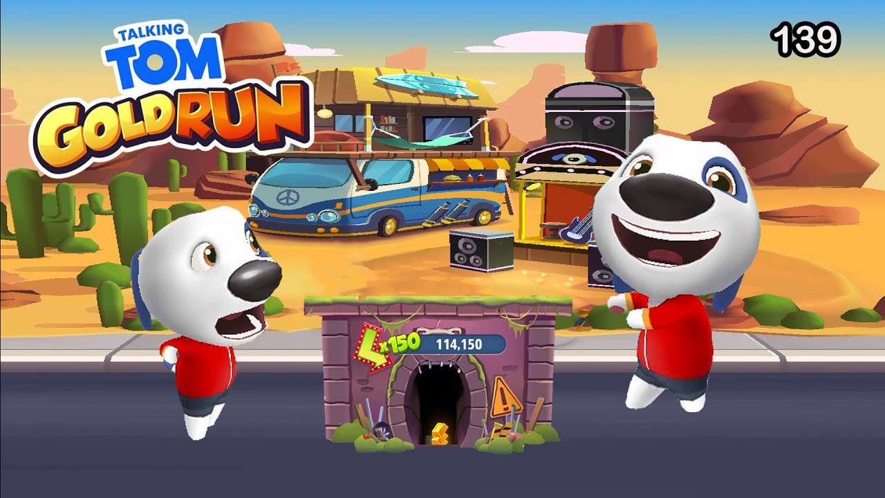 Talking Tom Gold Run Hank At Hank's Highway Gameplay/Walkthrough Part ...