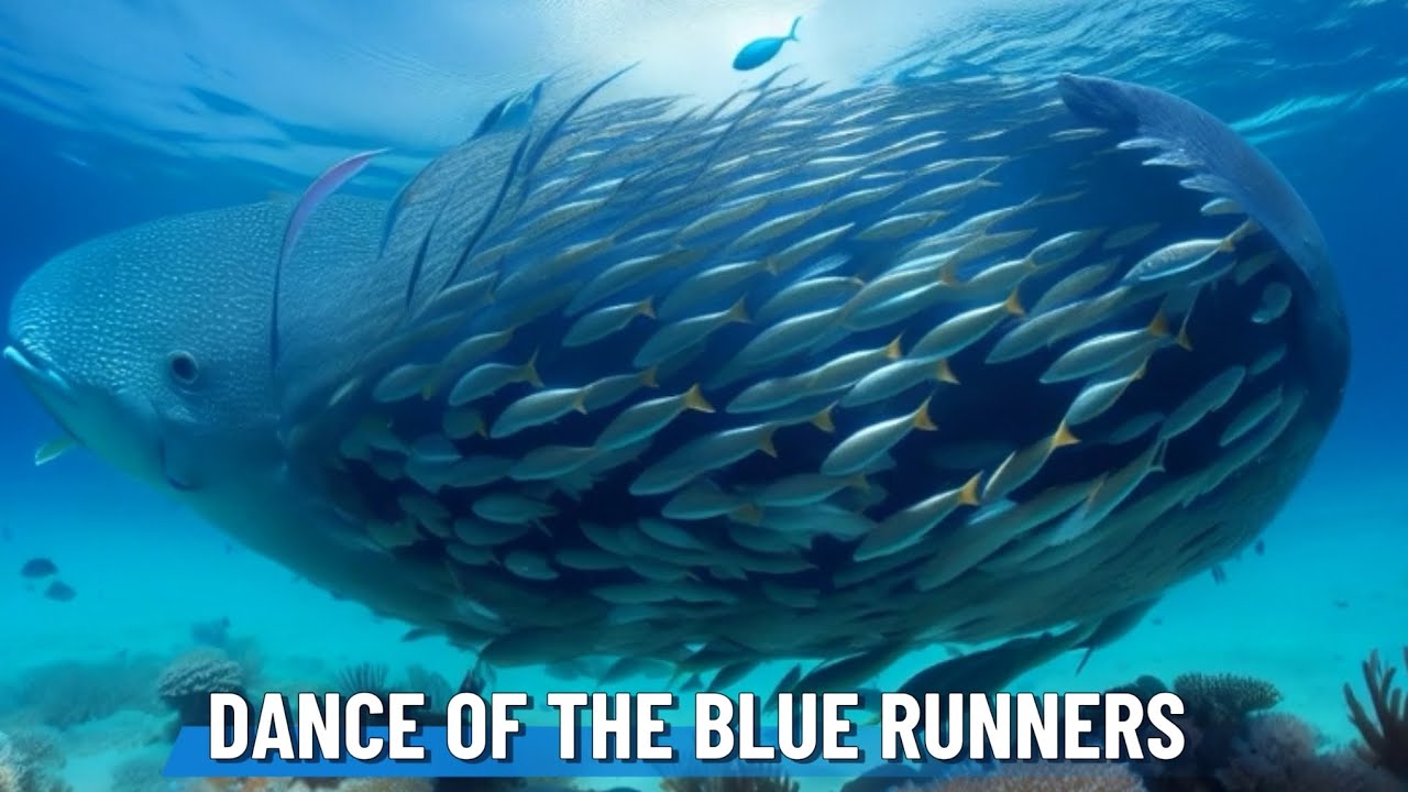 Dance of the Blue Runners: A Spectacle in Caribbean Coral Reefs - YouTube