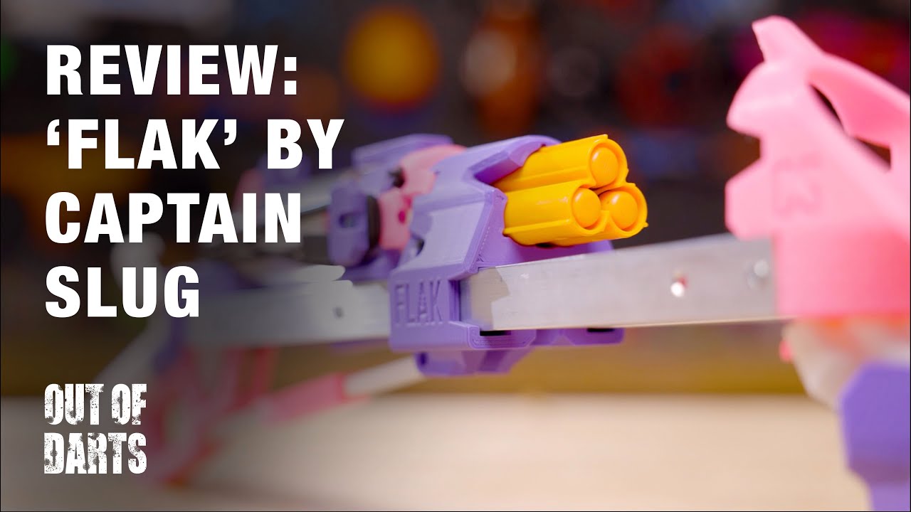 REVIEW: FLAK Lever-action blaster by Captain Slug - YouTube