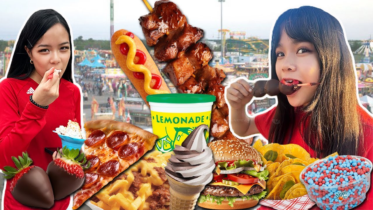 Texas State Fair Food Adventure: Trying Delicious Fair Foods - YouTube