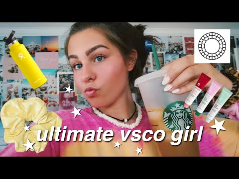 transforming myself into the ULTIMATE vsco girl | isabelle dyer - YouTube