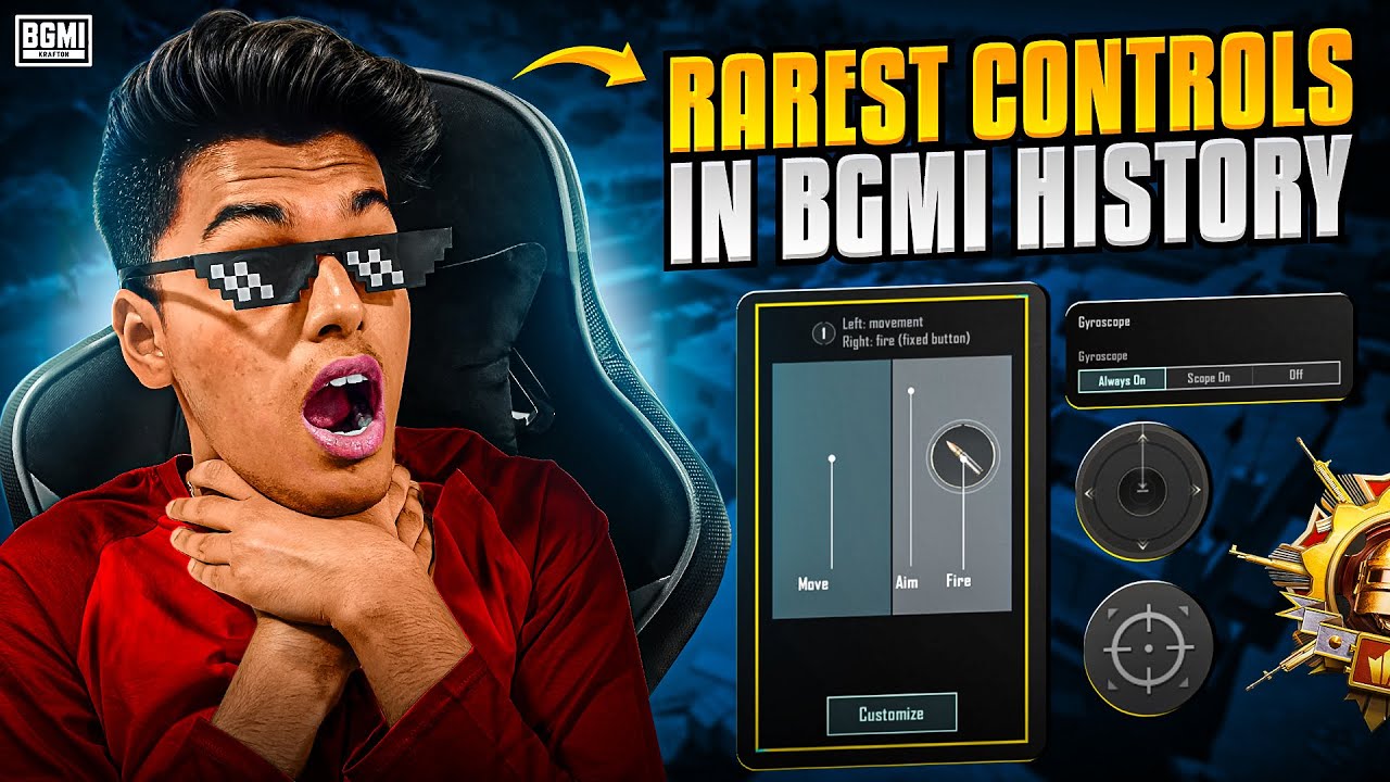 Rarest control in BGMI history @JONATHANGAMINGYT #bgmi #bgmicontrols # ...