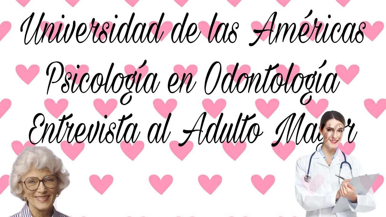 Entrevista el Adulto Mayor - Jennifer Acuña - YouTube