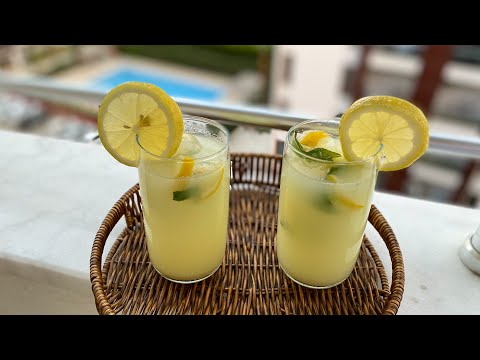 DONMUŞ LİMON İLE BUZZZ GİBİ LİMONATA TARİFİ/ EV YAPIMI NEFİS LİMONATA🍋