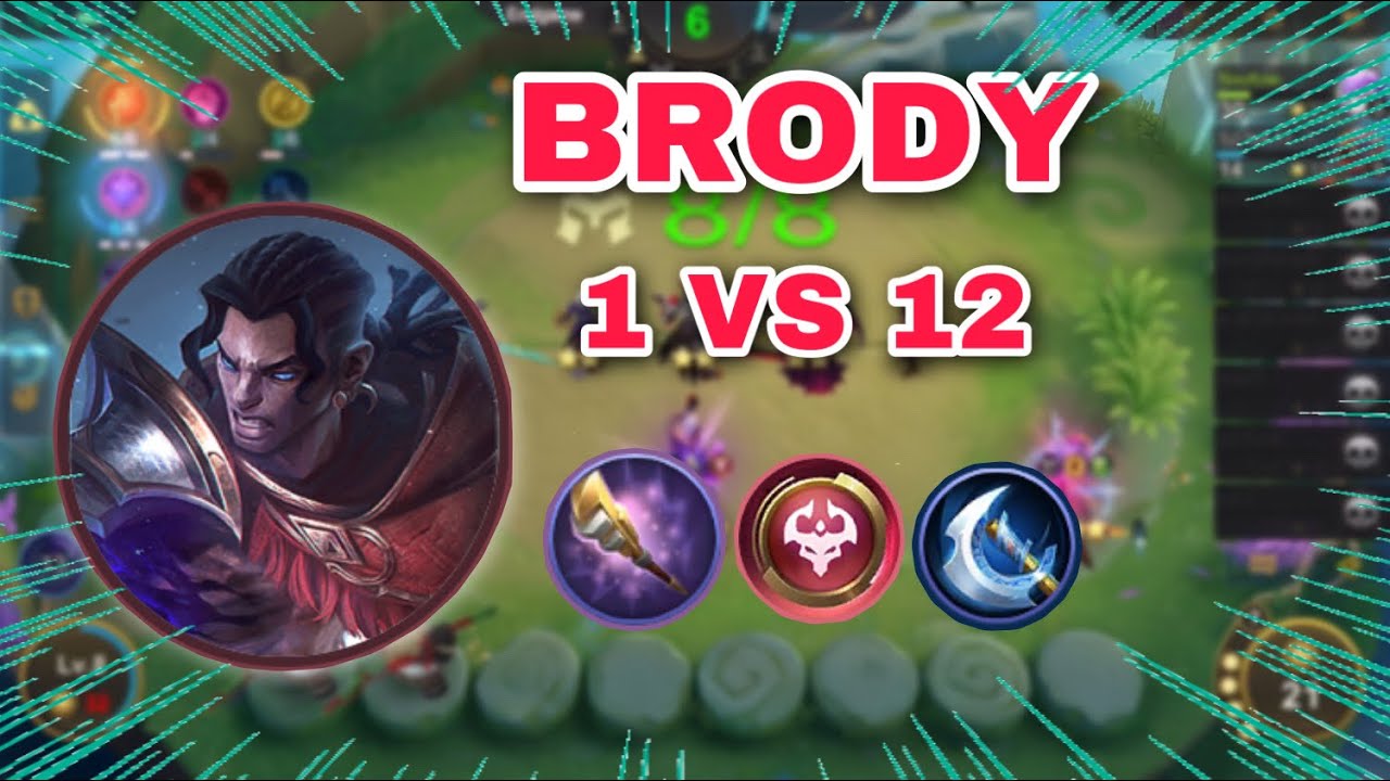BRODY + ABYSS 1VS 12 | MAGIC CHESS - YouTube