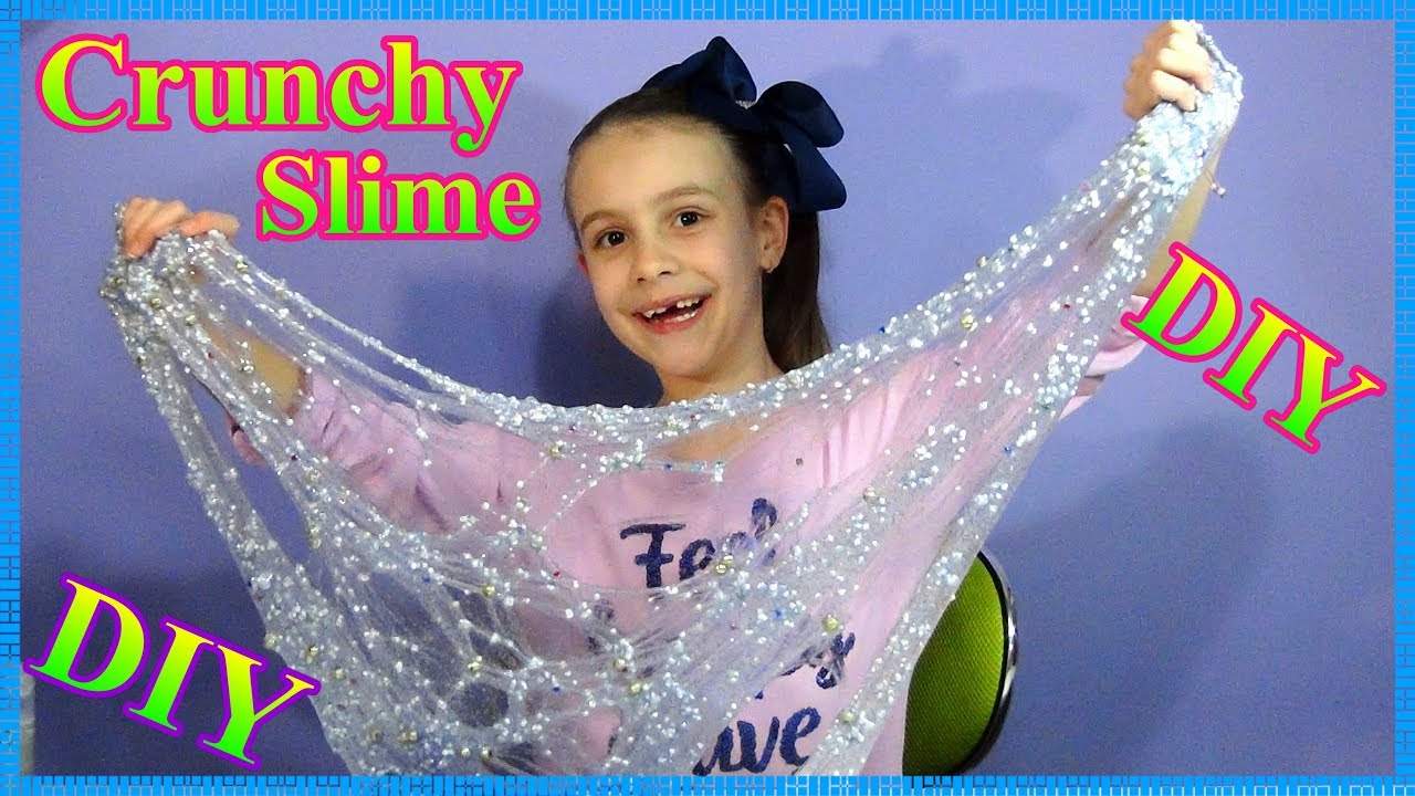Super Crunchy Slime! DIY!Έφτιαξα Φανταστικό Crunchy Slime !😲👍 - YouTube