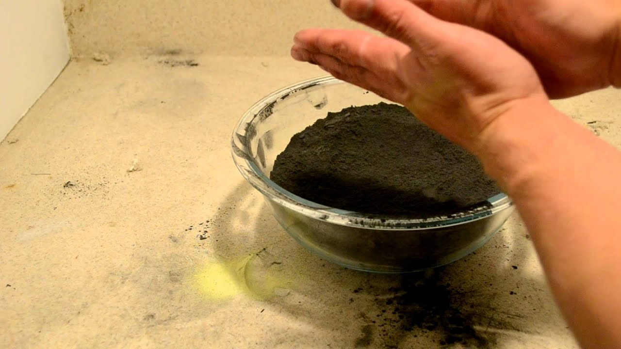 Crazy Kitchen Chemistry --- Black Powder! - YouTube