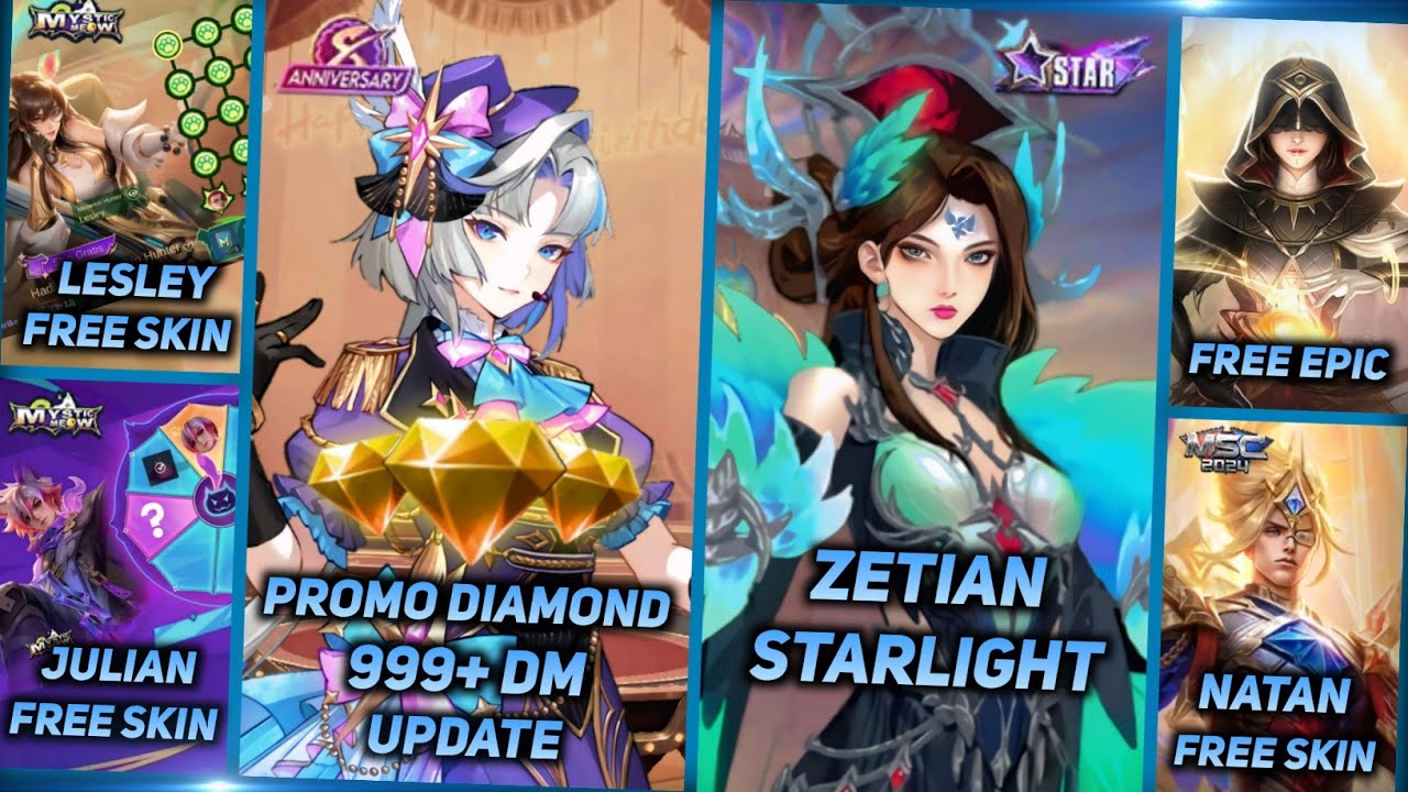 10 FREE SKINS IN JULY - AUGUST 2025, ZHUXIN ANNIVERSARY, ZETIAN ...