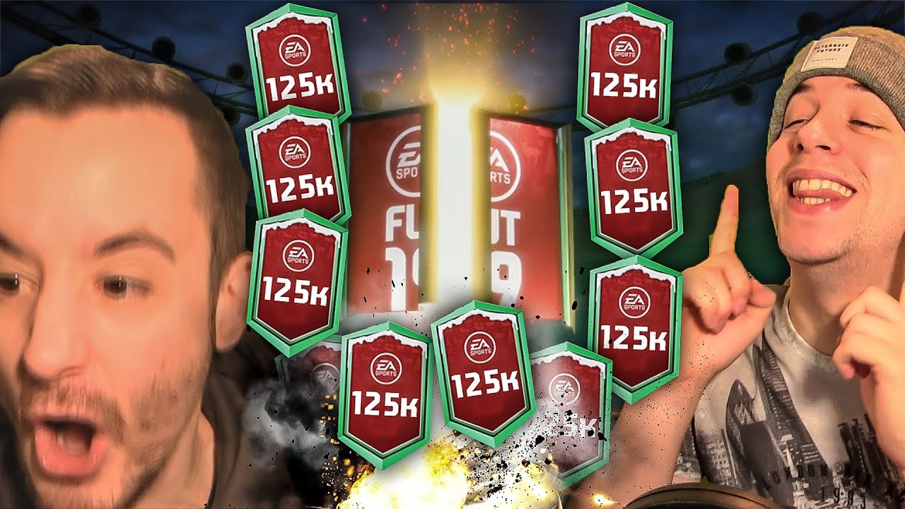 OPENING ULTIMATE 125K PACKS!!! 90 RATED WALKOUT!! FIFA 19 ULTIMATE TEAM ...