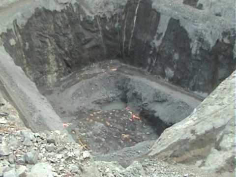 Final Blast in an Open Pit Mine - The GOODBYE Cut - YouTube