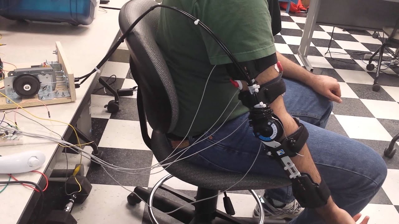 ExoArm: Automated (EMG) Strength Test (0-3.63Kg) with Exoskeleton Arm ...