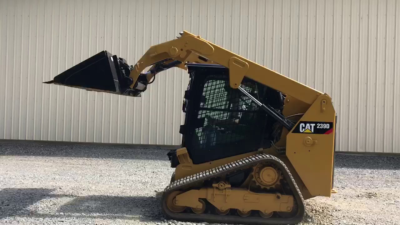 CAT 239D Working - YouTube
