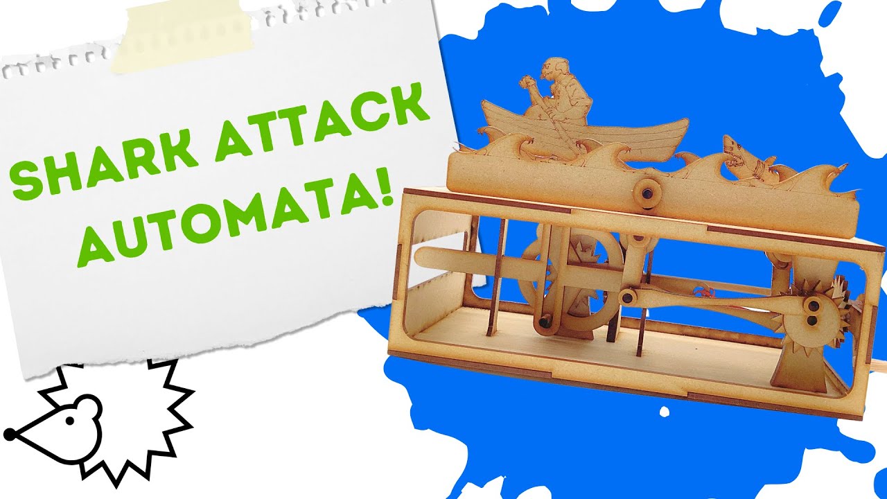 Shark Attack Automata Instructions - YouTube
