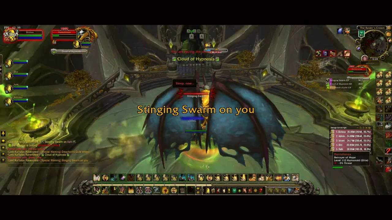 WoW Legion Multibox 5 Paladins Black Rook Hold (1st boss Solo) - YouTube