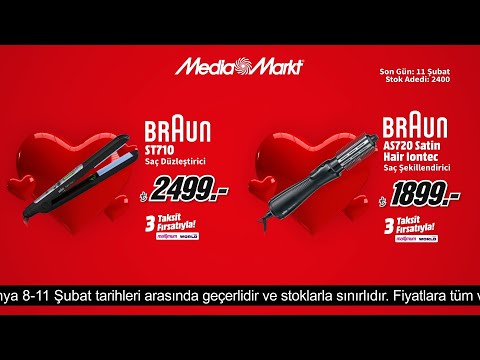 Aşkı yaşatan teknolojilerin MediaMarkt’la Tam Zamanı! | Braun ST710 & Braun AS720
