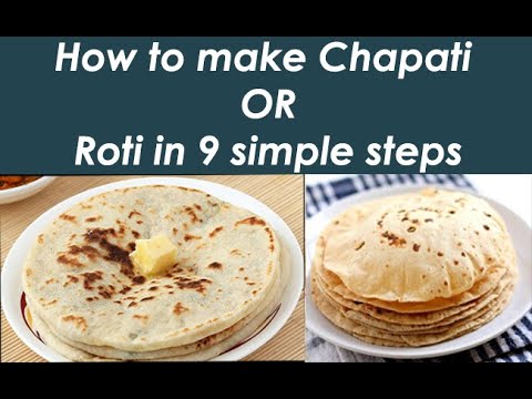 Chapati or Roti at Home In 9 Simple Steps - YouTube