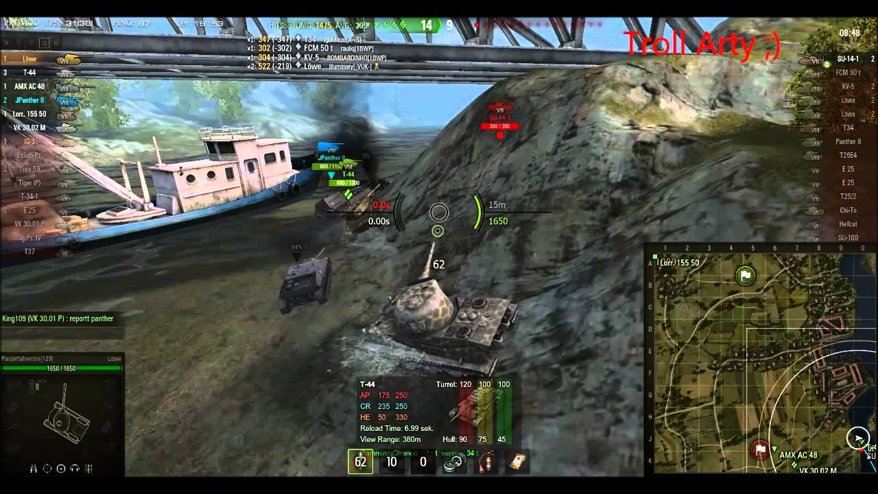 Arty Troll - World of Tanks - YouTube