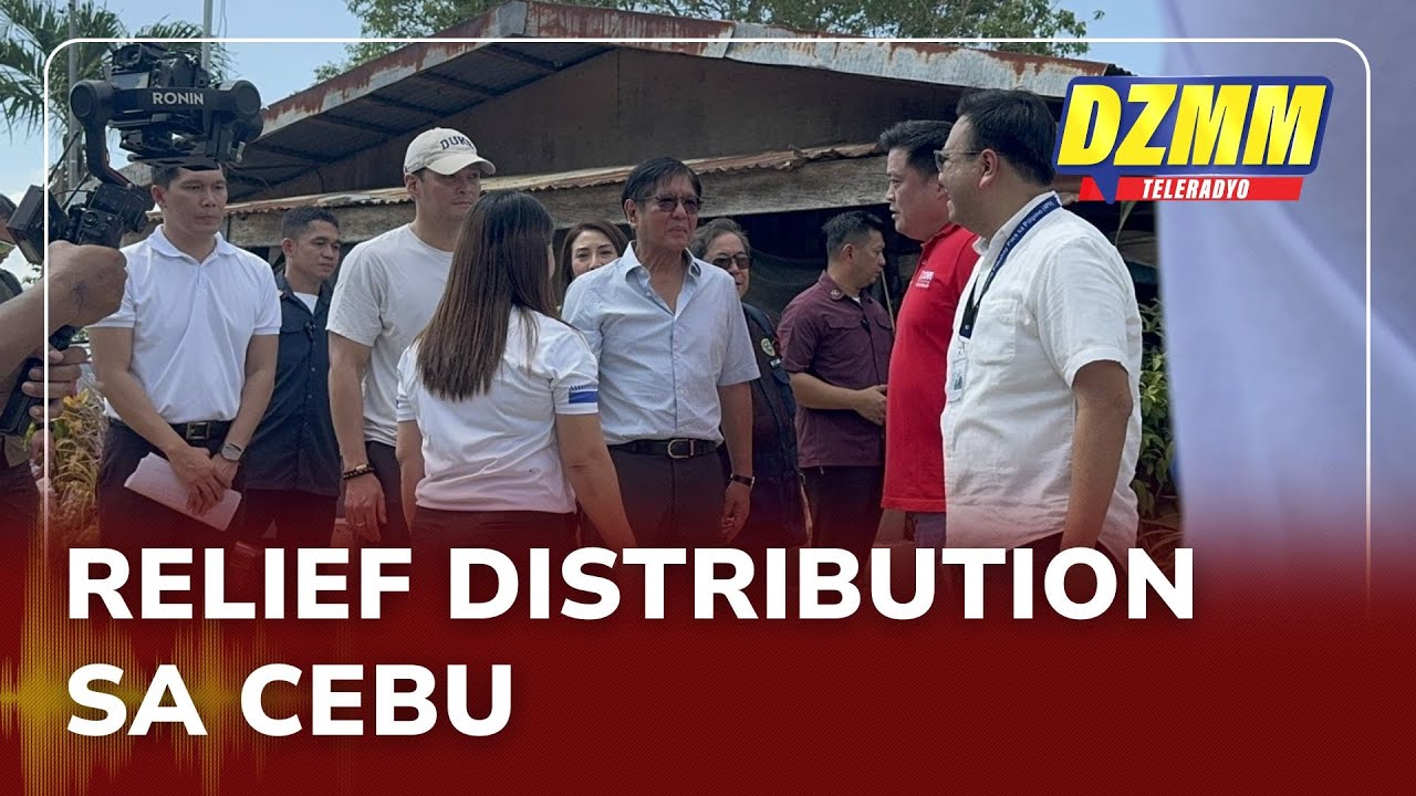 Marcos leads relief distribution to 'Tino' victims in Cebu | DZMM ...